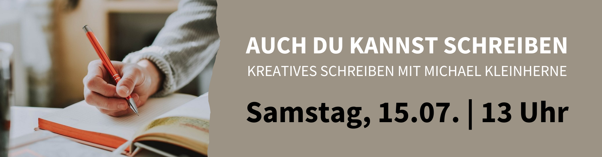 Auch Du kannst schreiben! - Sanitätshaus Archinger